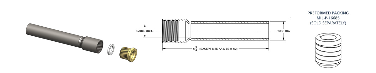 Stuffing Tube Swaged | Penn El Product Line Card